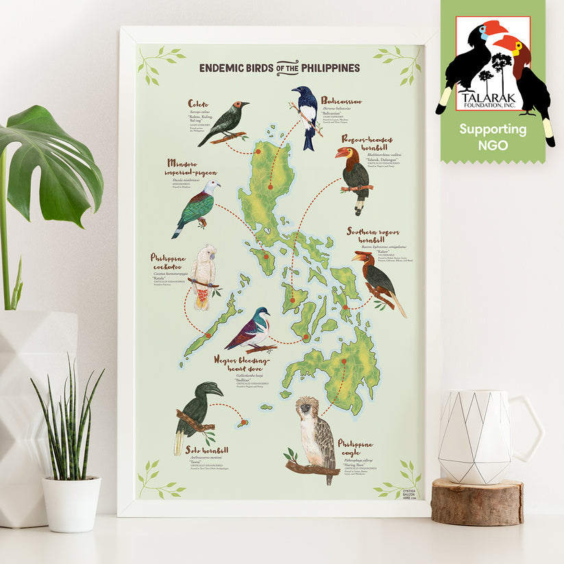 Endemic Birds of the Philippines Poster by Cynthia Bauzon-Arre ...