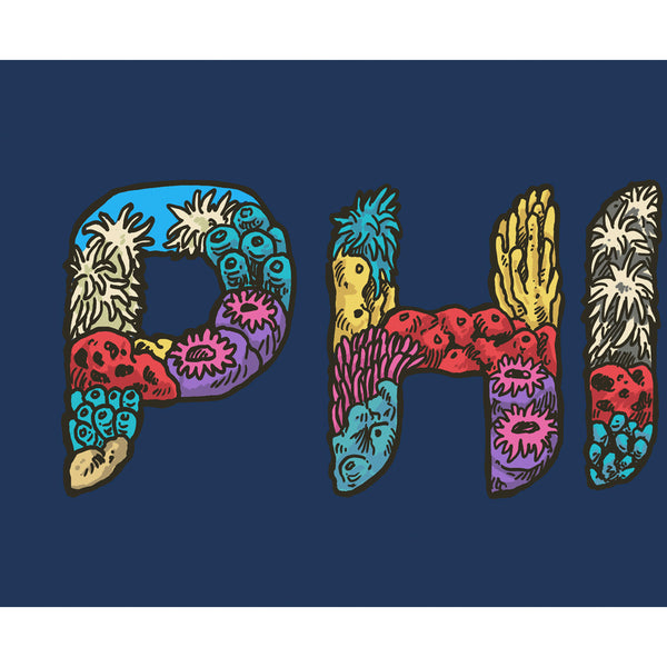 Philippines Coral Lettering Art Print by Angelo Delos Santos ...