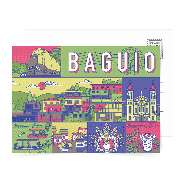 Philippine city postcards: Philippine city drawing collection ...